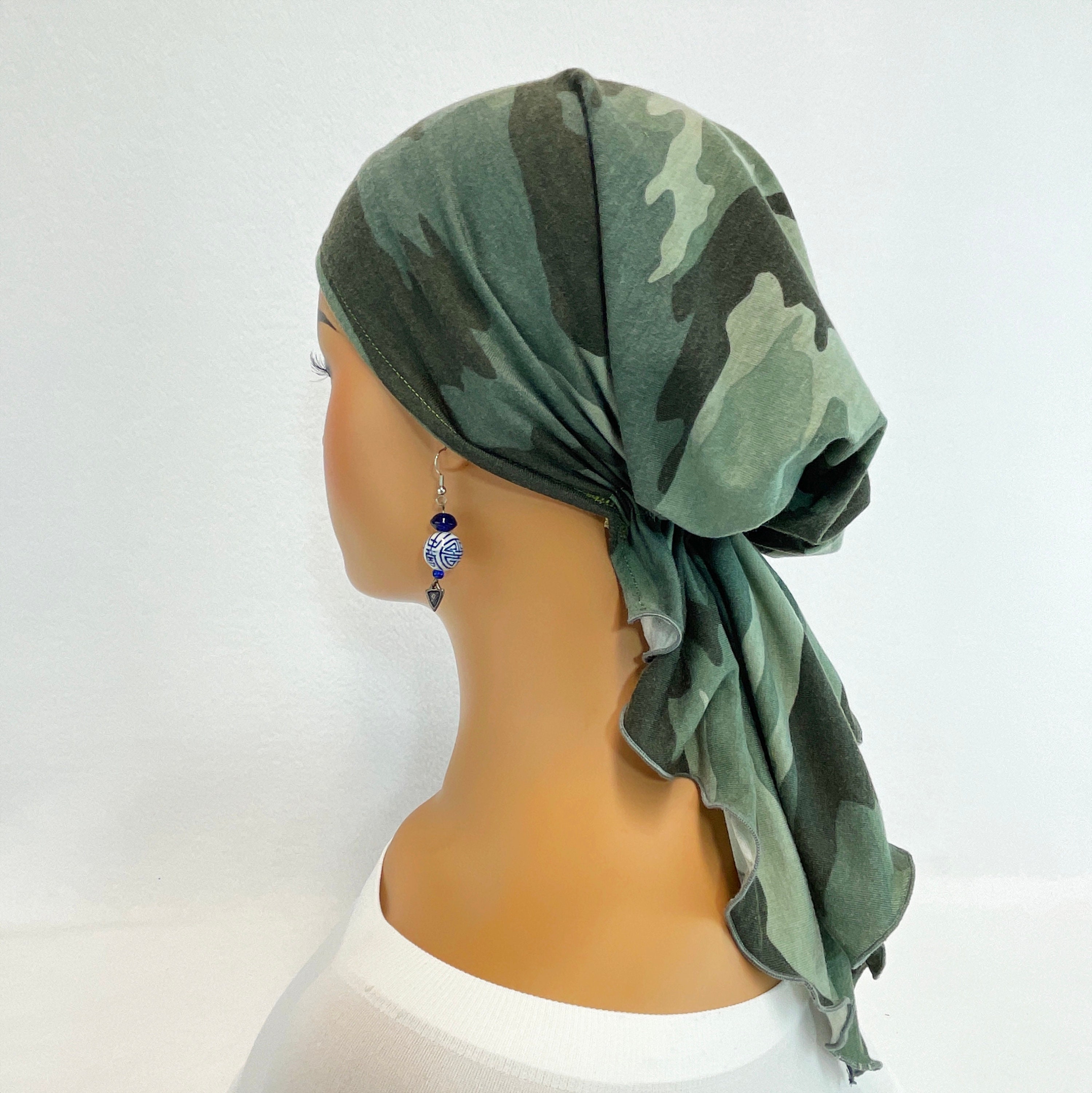 Pre Tied Chemo Head Scarfwomen's Cancer Scarveschemo | Etsy