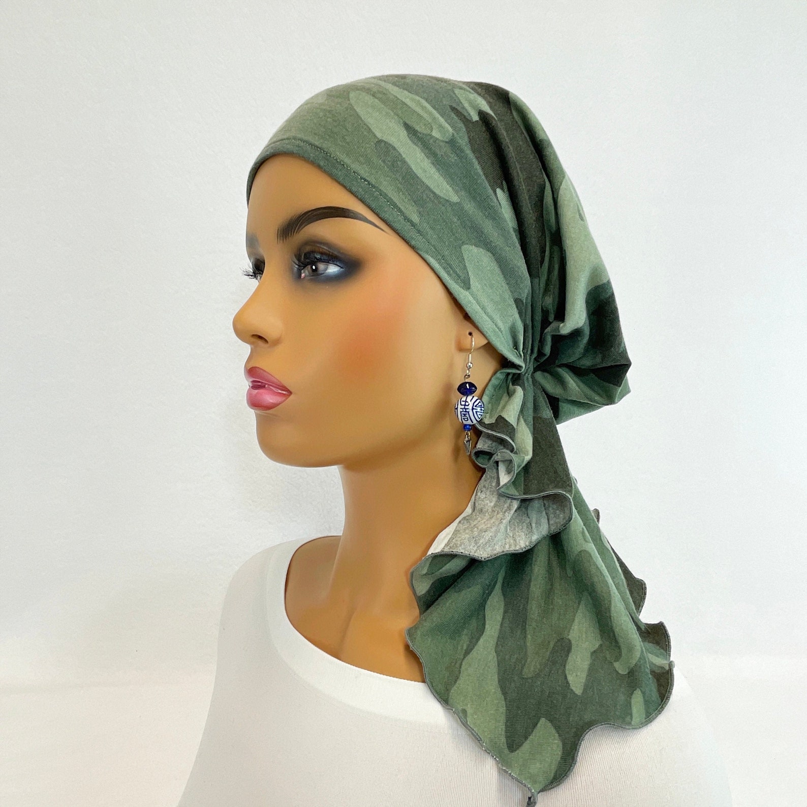 Pre Tied Chemo Head Scarfwomen's Cancer Scarveschemo - Etsy