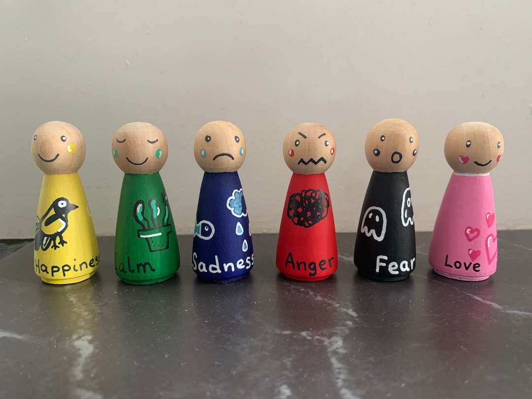 The Color Monster Peg Dolls - Emotional Development - Feelings Dolls ...