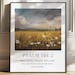 Psalms 146:2 Bible Verse Wall Art, Vintage Field of Flowers Oil ...