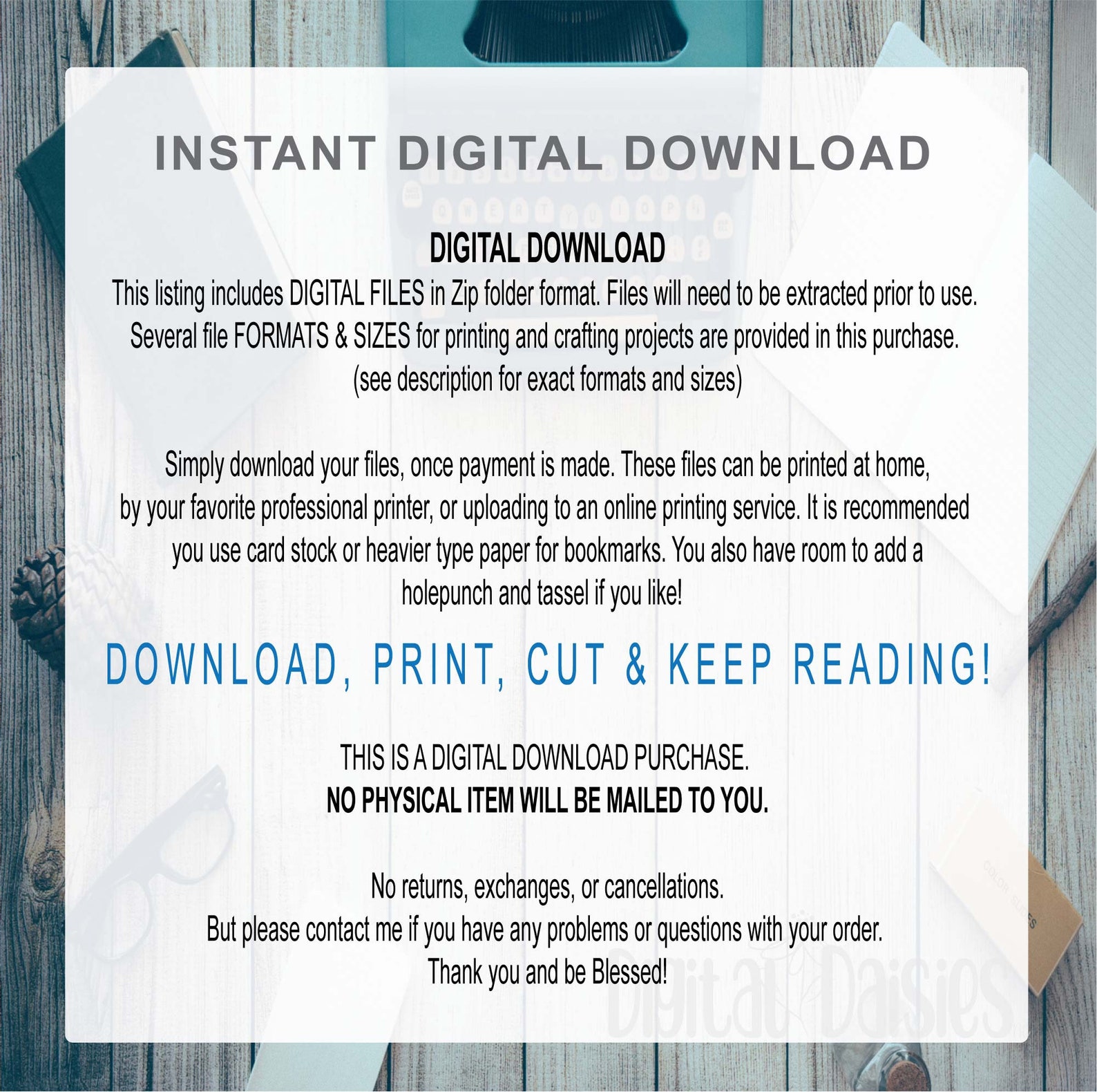 Scripture Floral Digital Bookmark Set, Faith Strength Bookmarks ...