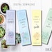 Printable Bookmark Set, Positive Bookmarks, Motivational Bookmarks ...