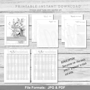 Thematic Bible Reading Plan, Yearly Bible Reading, Instant Download ...