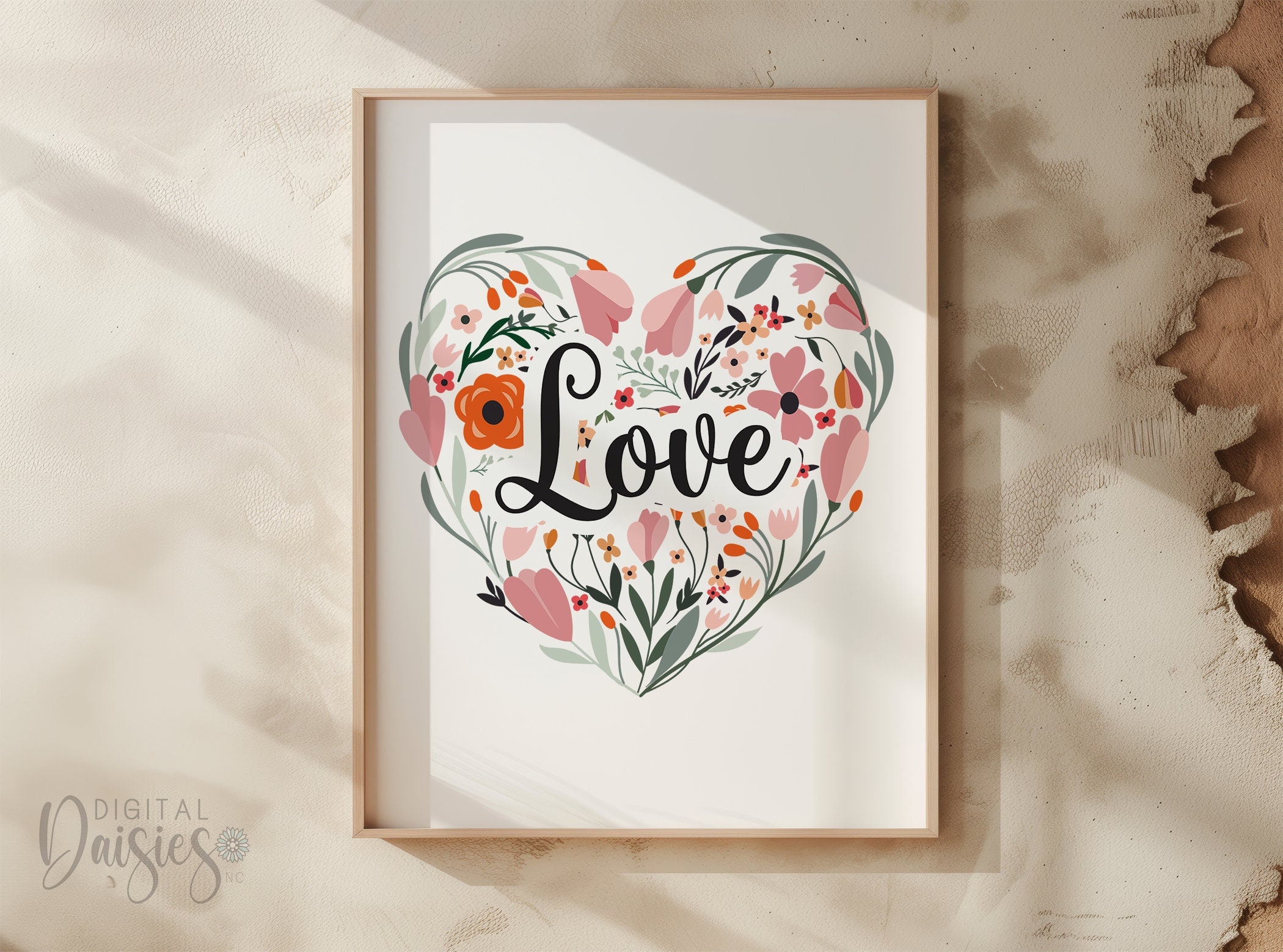 Love Heart Digital Printable Png, Instant Download DIGITAL Printable ...