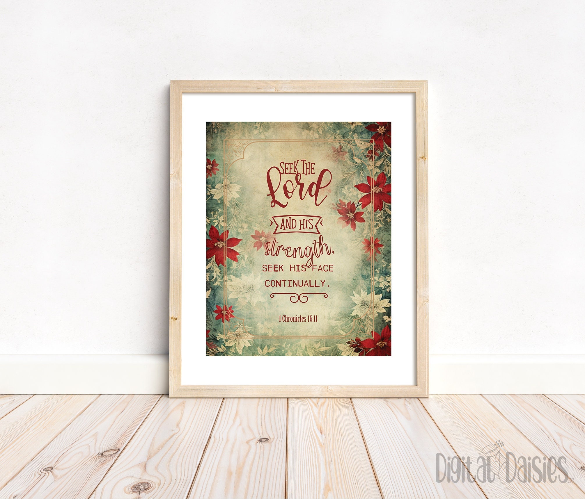 Bible Verse Printable Wall Art, Instant Download Bible Poster Scripture ...