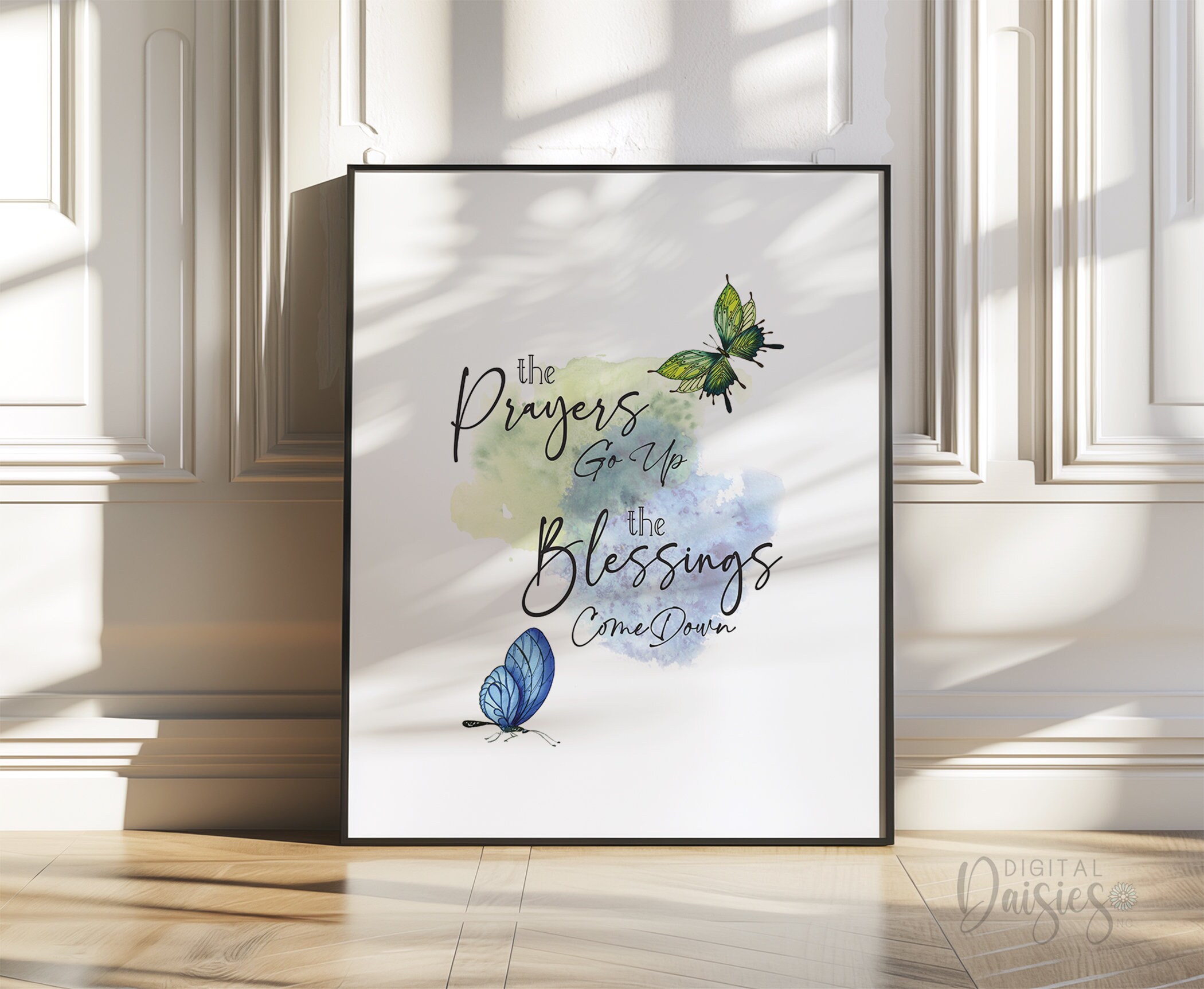 Butterfly Prayer Printable Wall Art, Instant Download, DIGITAL Print ...
