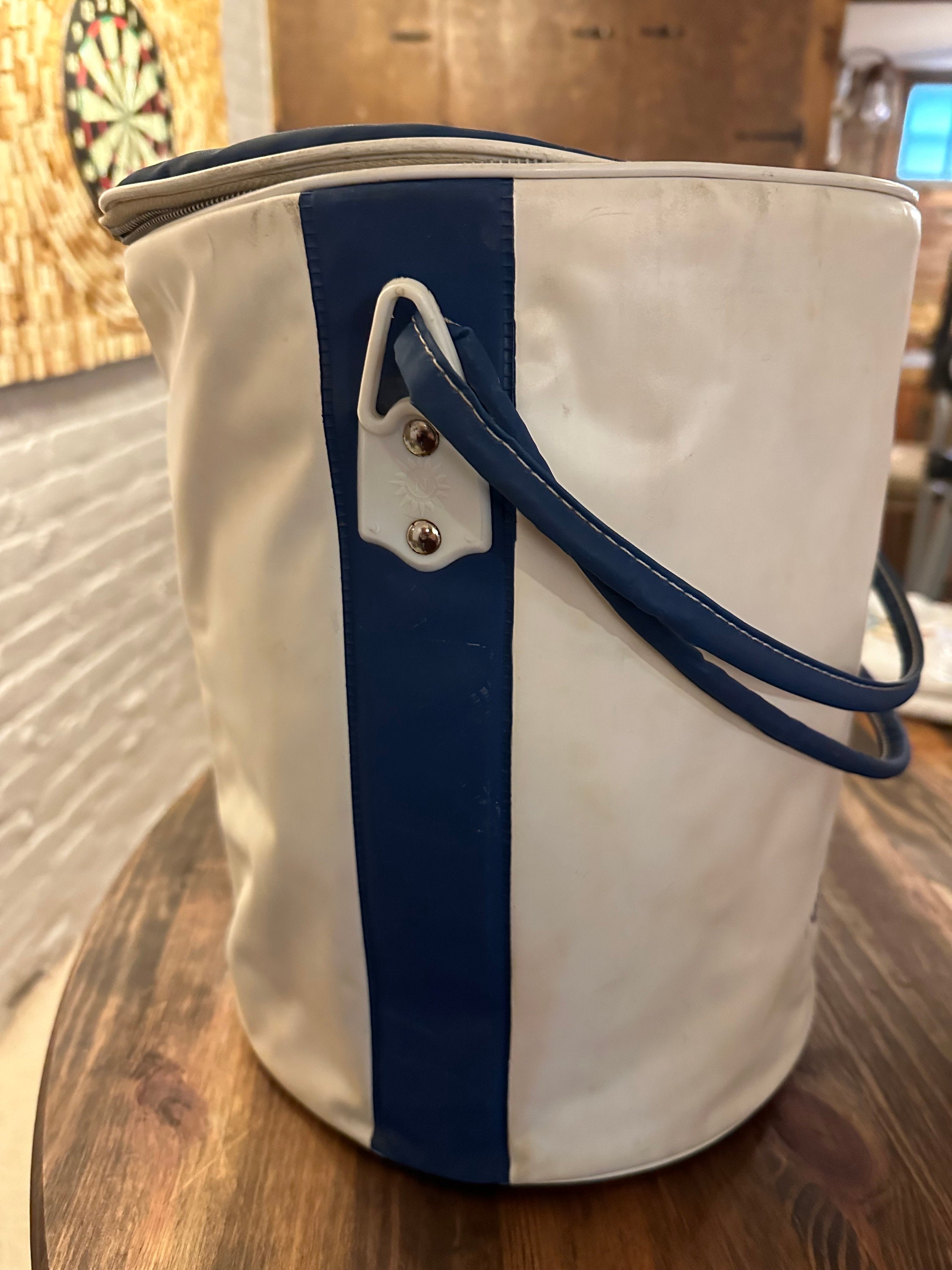 Vintage Soft Side Bucket Pepsi Cola Cooler - Wine Carrier, Ice Bucket ...