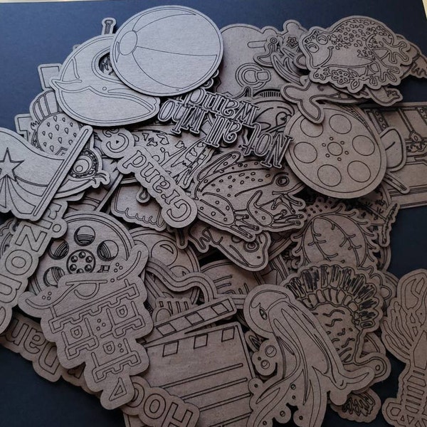 Laser Cut Chipboard - Etsy