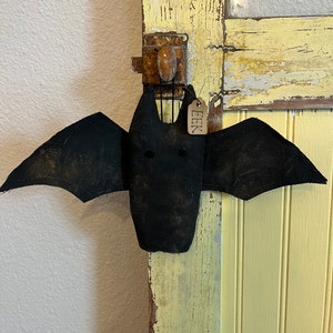 Set of 2 Primitive Bat Bowl Fillers/ornaments/hangers - Etsy