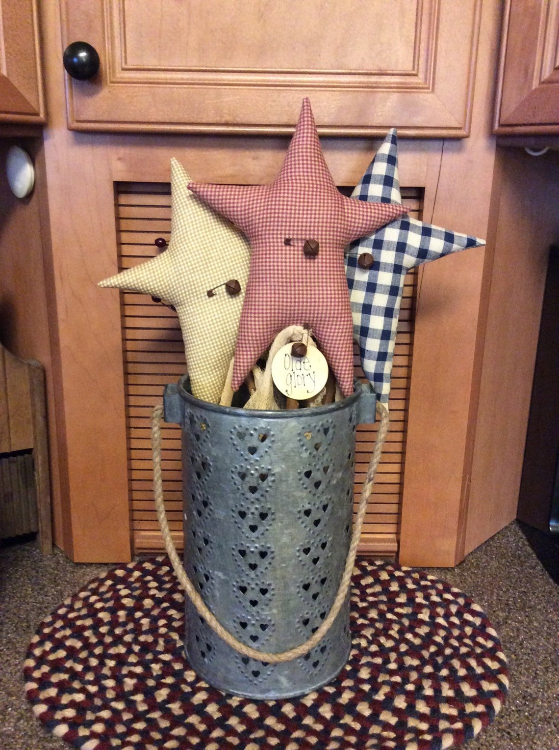 Set of 3 Primitive Americana Star Pokes/crock Pokes - Etsy
