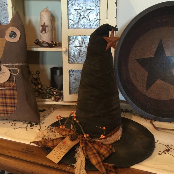 Vintage Primitive Witch Hats - Etsy