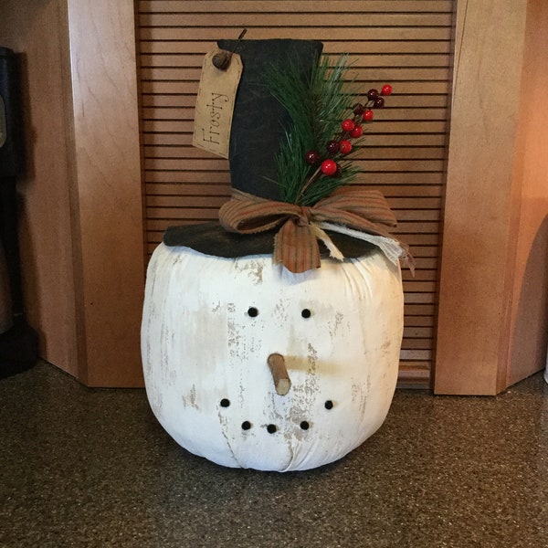 Snowman Head Tree Topper - Etsy
