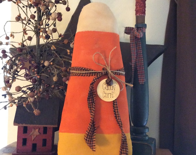 Large Primitive Candy Corn Shelf Sitter - Etsy