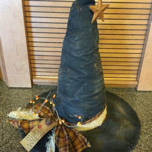 Primitive Witch Hat - Etsy