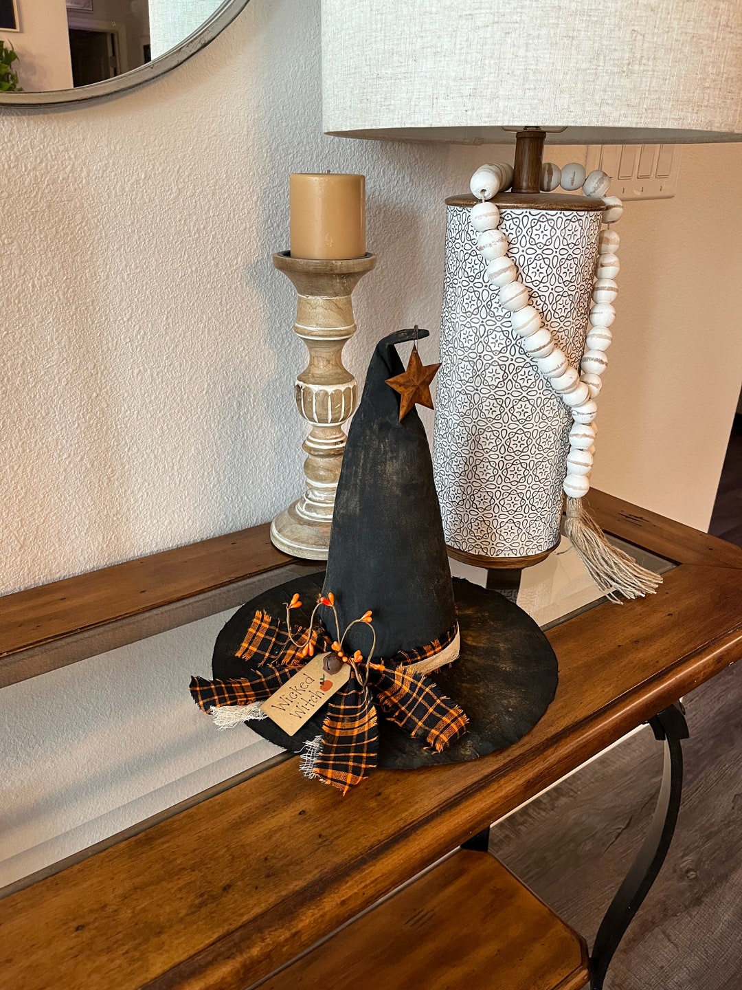 Primitive Farmhouse Wicked Witch Hat - Etsy