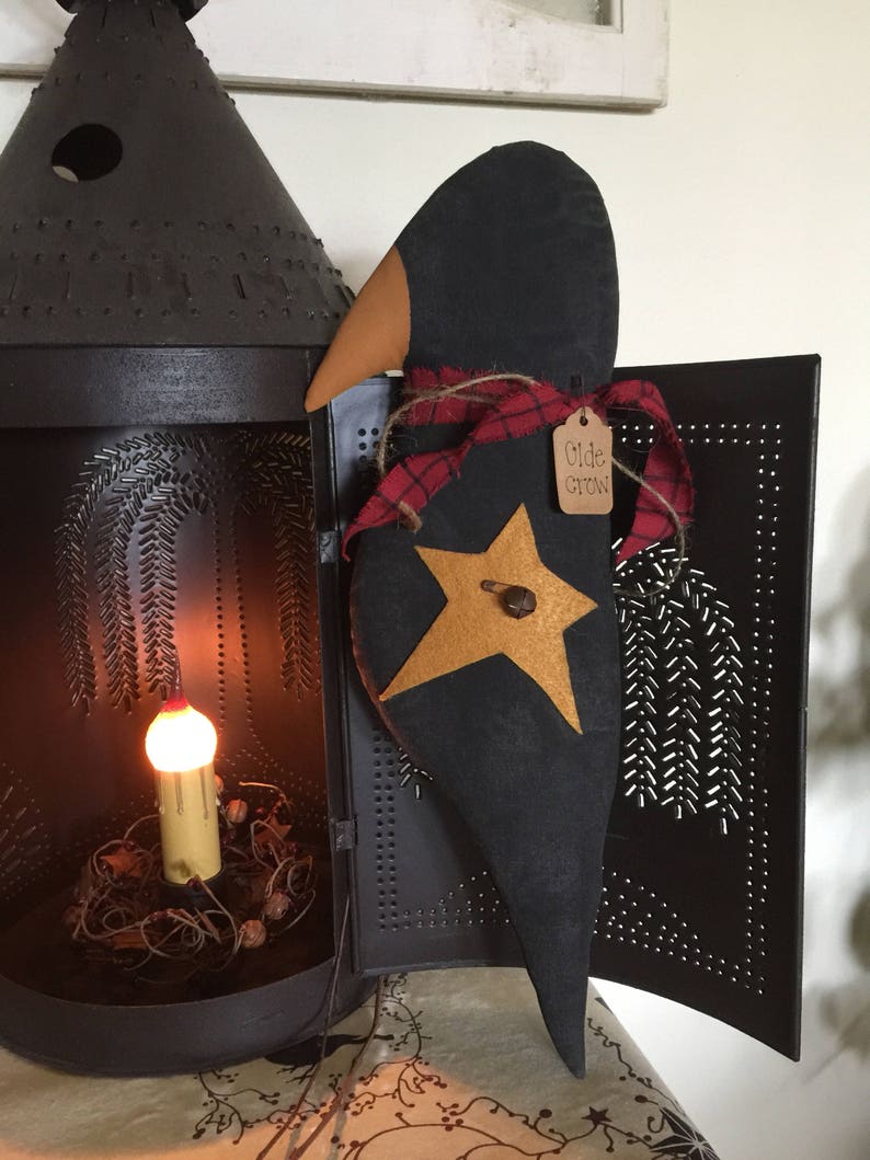 Large Primitive Crow | Etsy