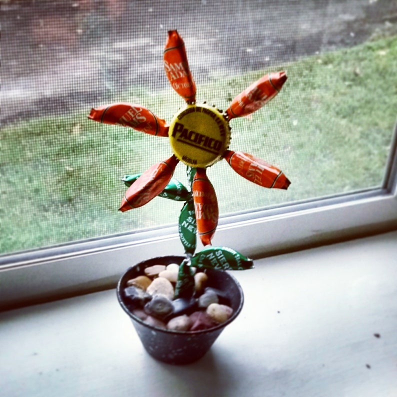 Bottle Cap Flowers - Etsy