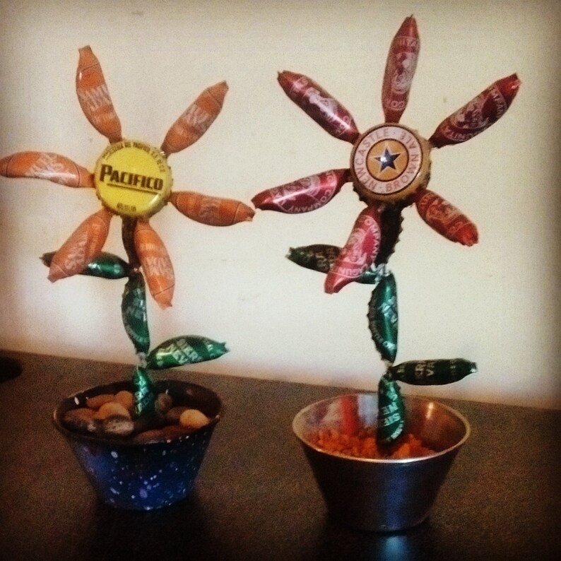Bottle Cap Flowers - Etsy
