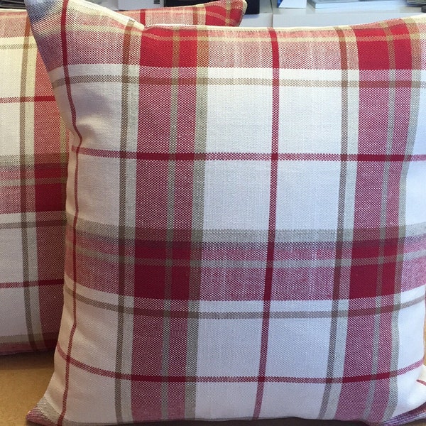 Laura Ashley Cranberry Cushions - Etsy UK