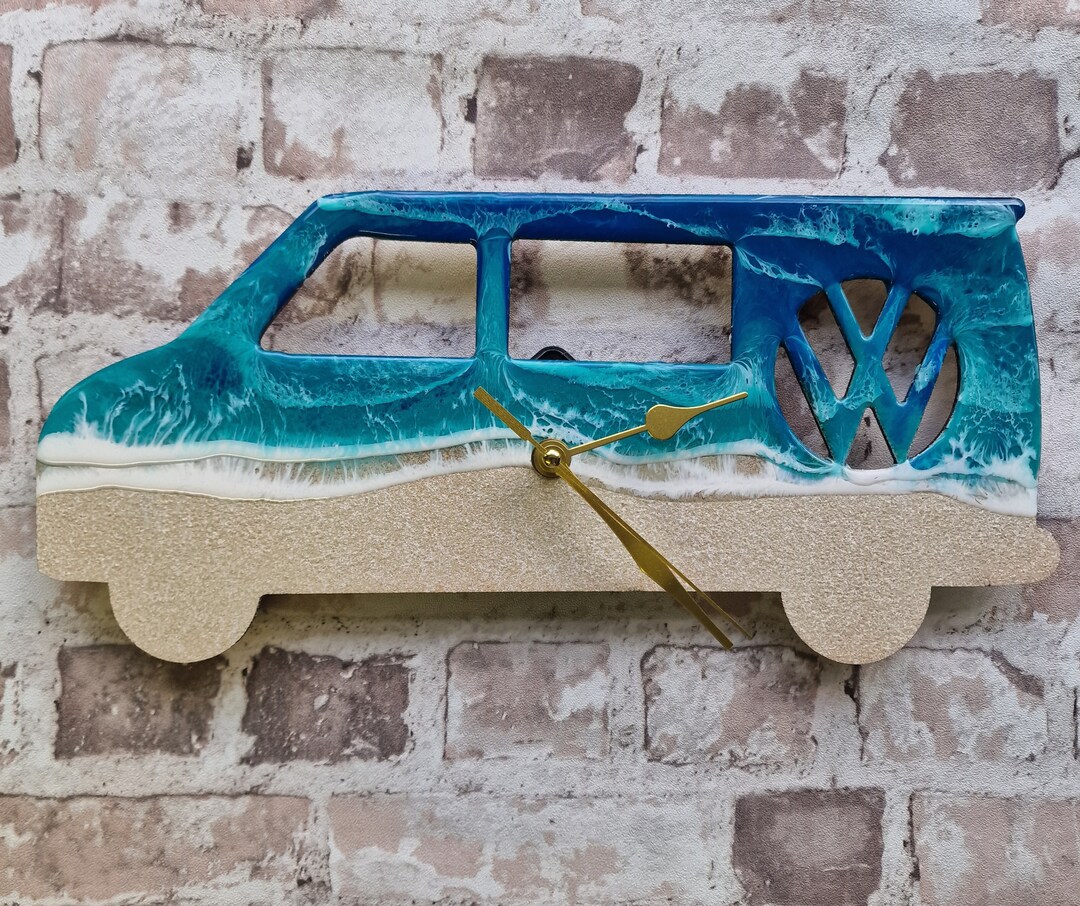 Camper Van Seascape Clock - Etsy