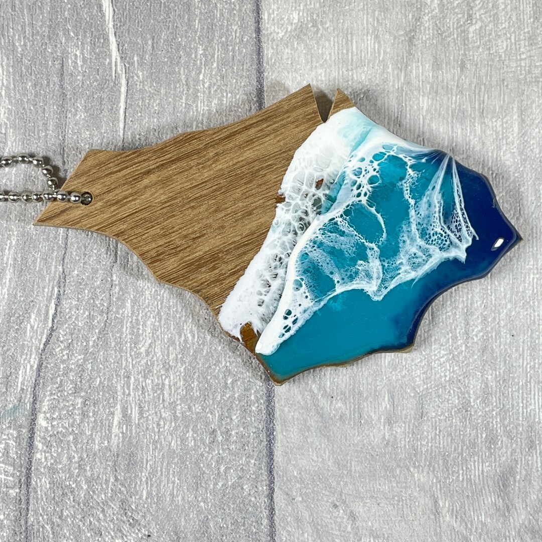 Isle of Wight Resin Ocean Key Ring Key Chain IOW, Ryde Pier - Etsy UK