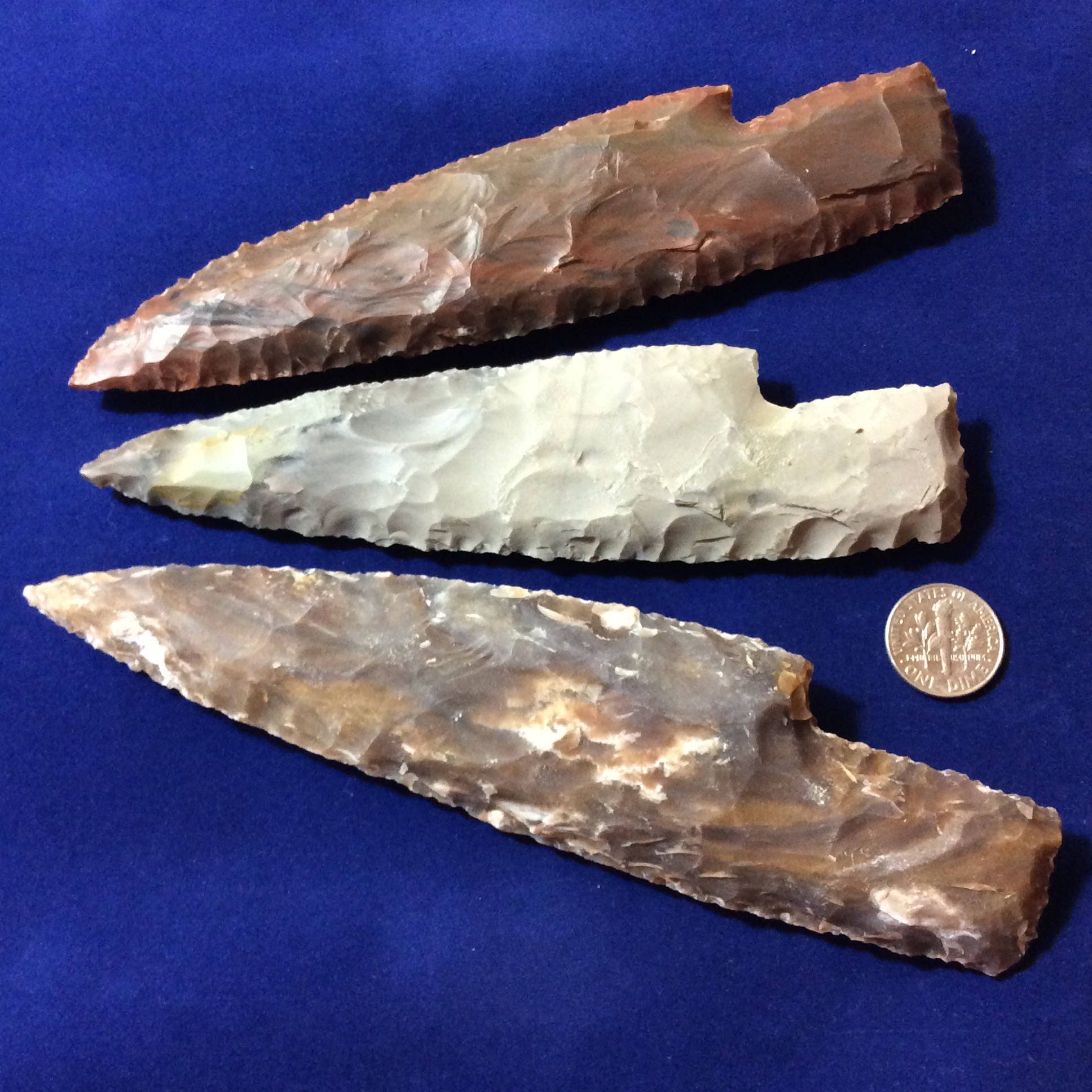 Hand-Knapped Gemstone Knife Blades