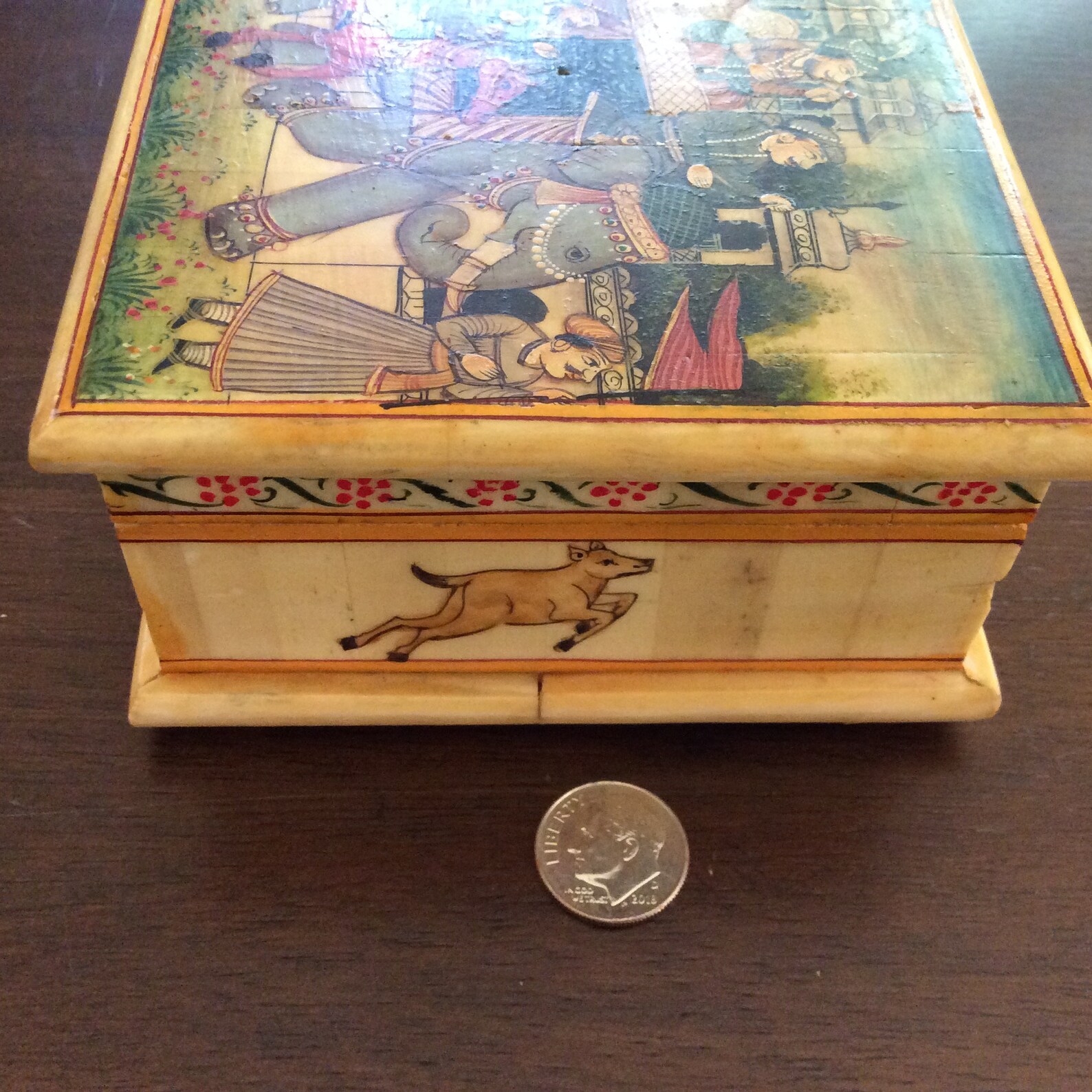 Box Bone Box Handpainted Bone Box Organic Box Trinket Box - Etsy