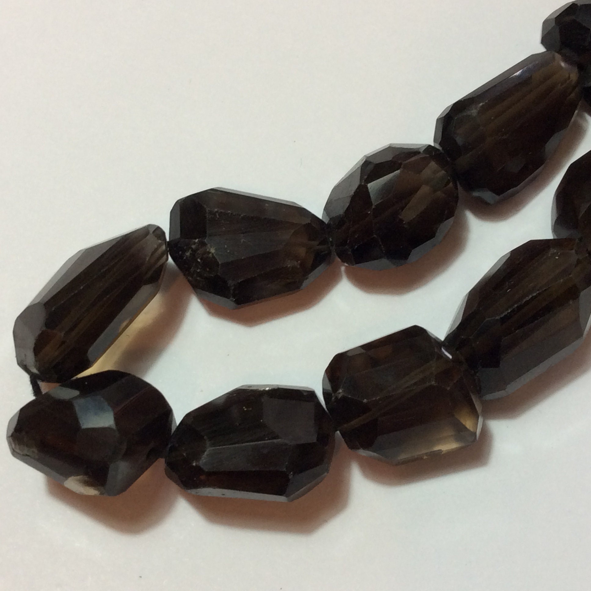 Beads, Smoky Quartz Faceted Nuggets, Smoky Quartz, Smoky Qtz Beads ...