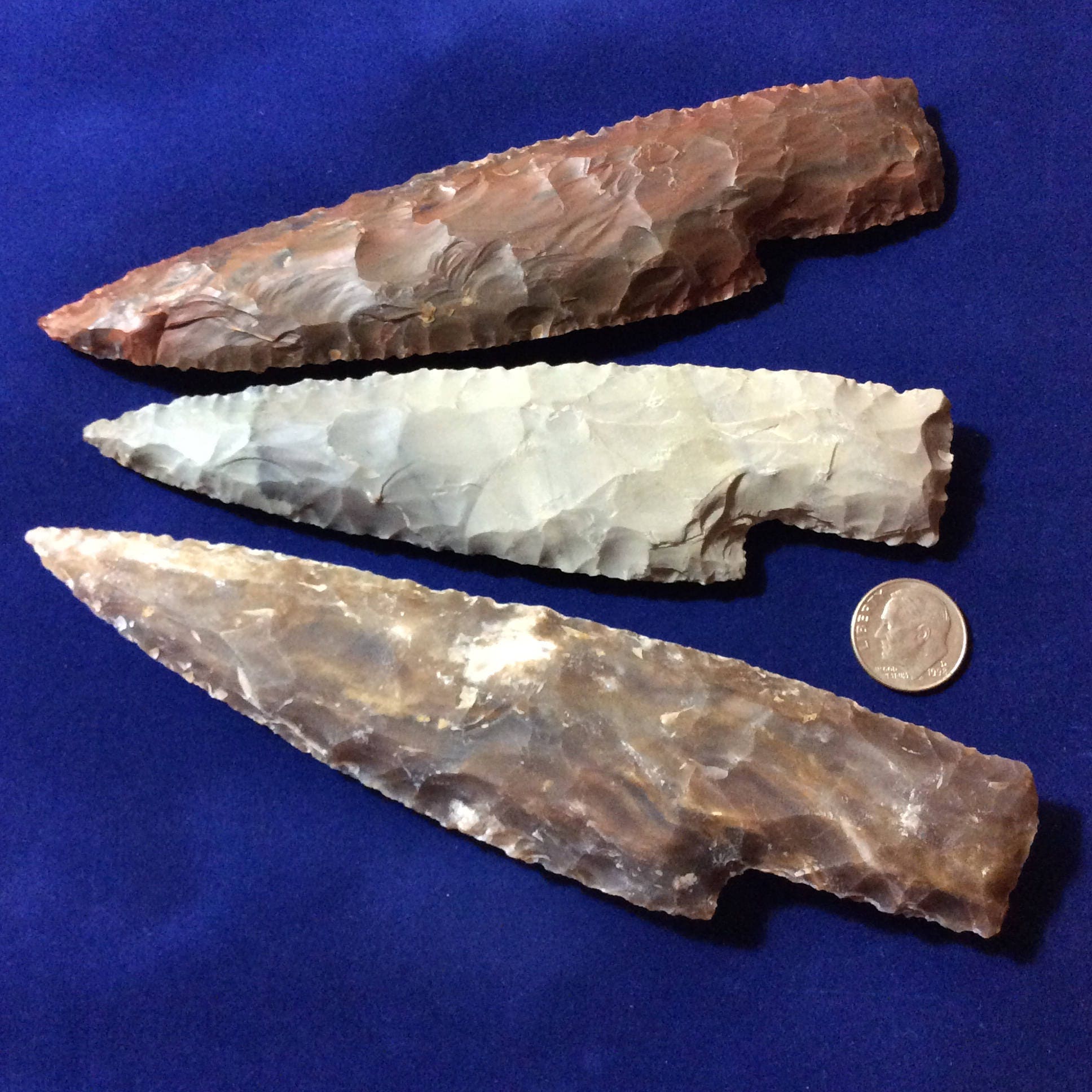 Hand-Knapped Gemstone Knife Blades