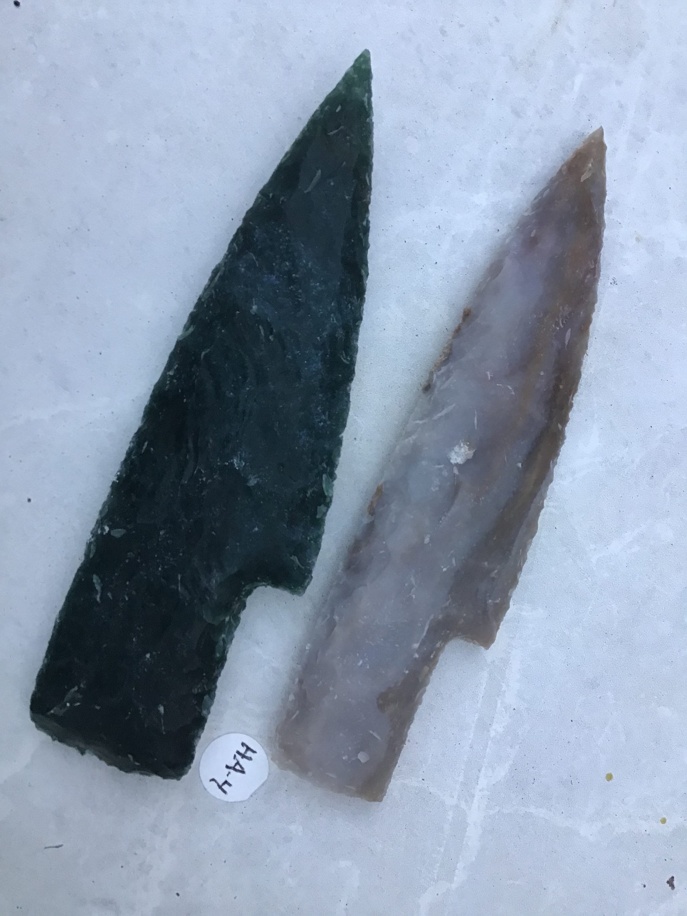 Knife blades, Knapped knife blades, Hand Knapped Gemstone Knife Blades ...