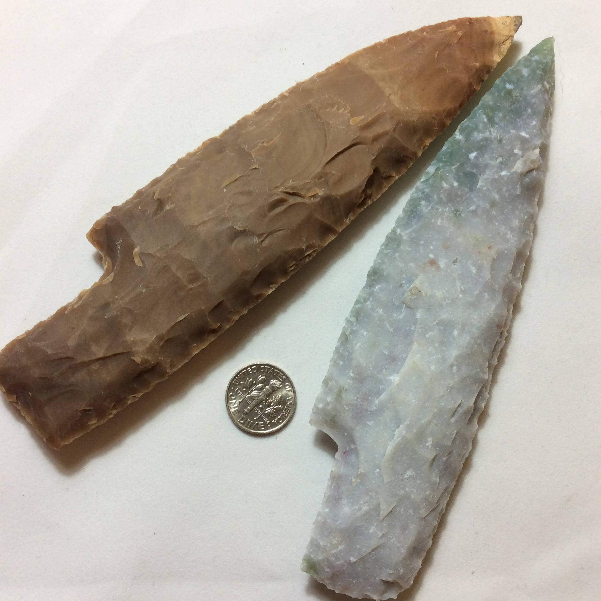 Hand Knapped Gemstone Knife Blades, Hand Knapping, Knapped gemstone ...