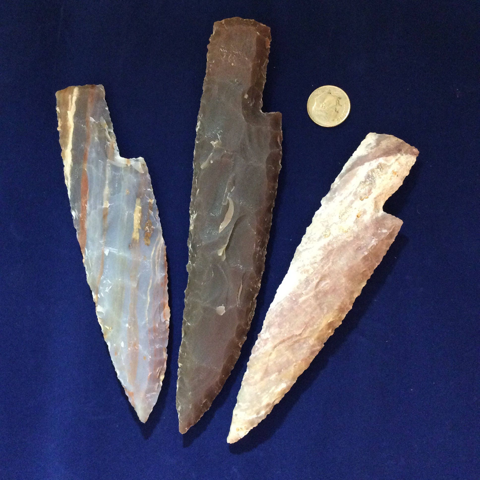 Hand-Knapped Knife Blades
