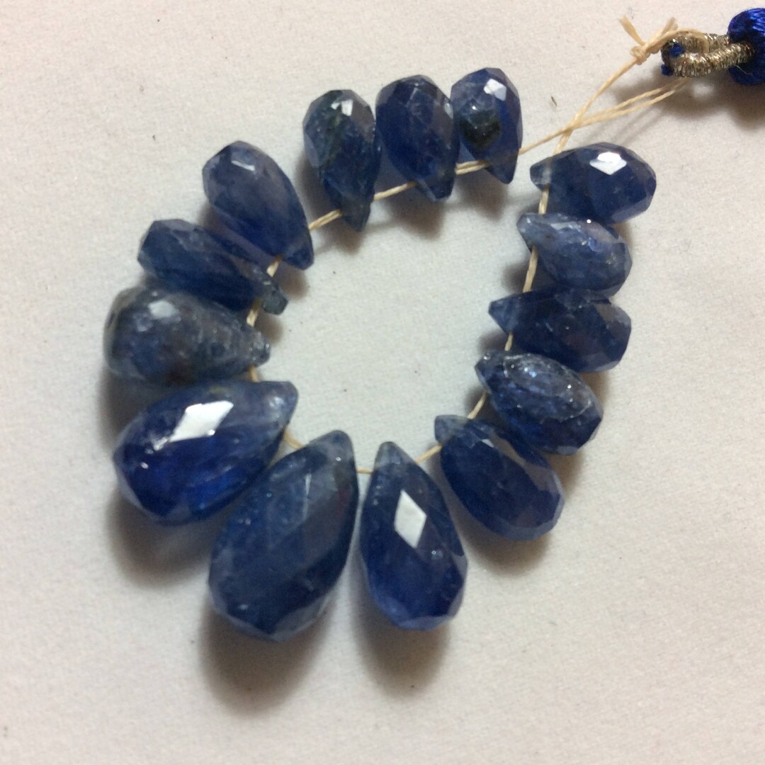 Beads, Sapphire Faceted Briollite Beads, Sapphire, Hand Cut Sapphire ... Beads, Sapphire Faceted Briollite Beads, Sapphire, Hand Cut Sapphire ...