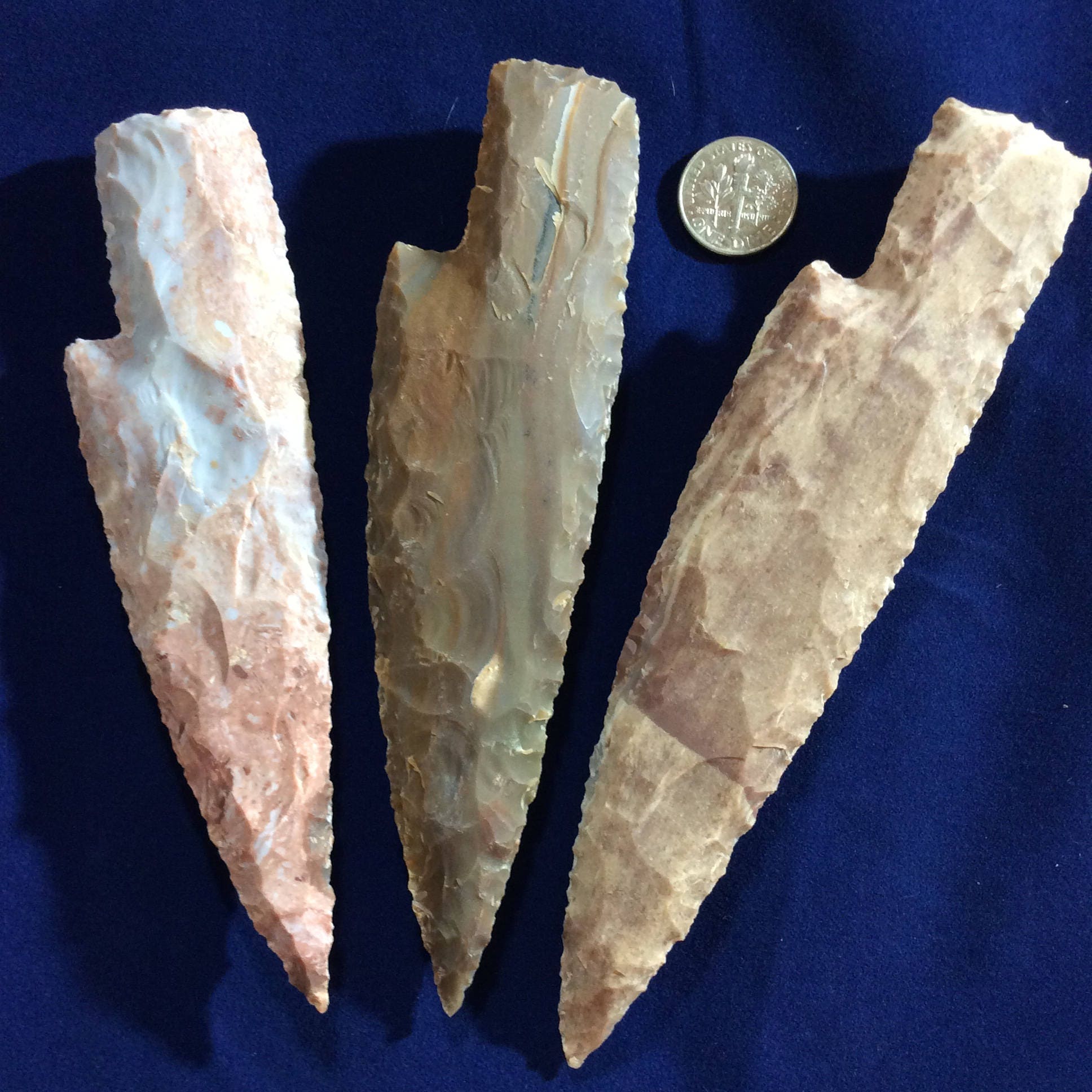 Hand-Knapped Knife Blades