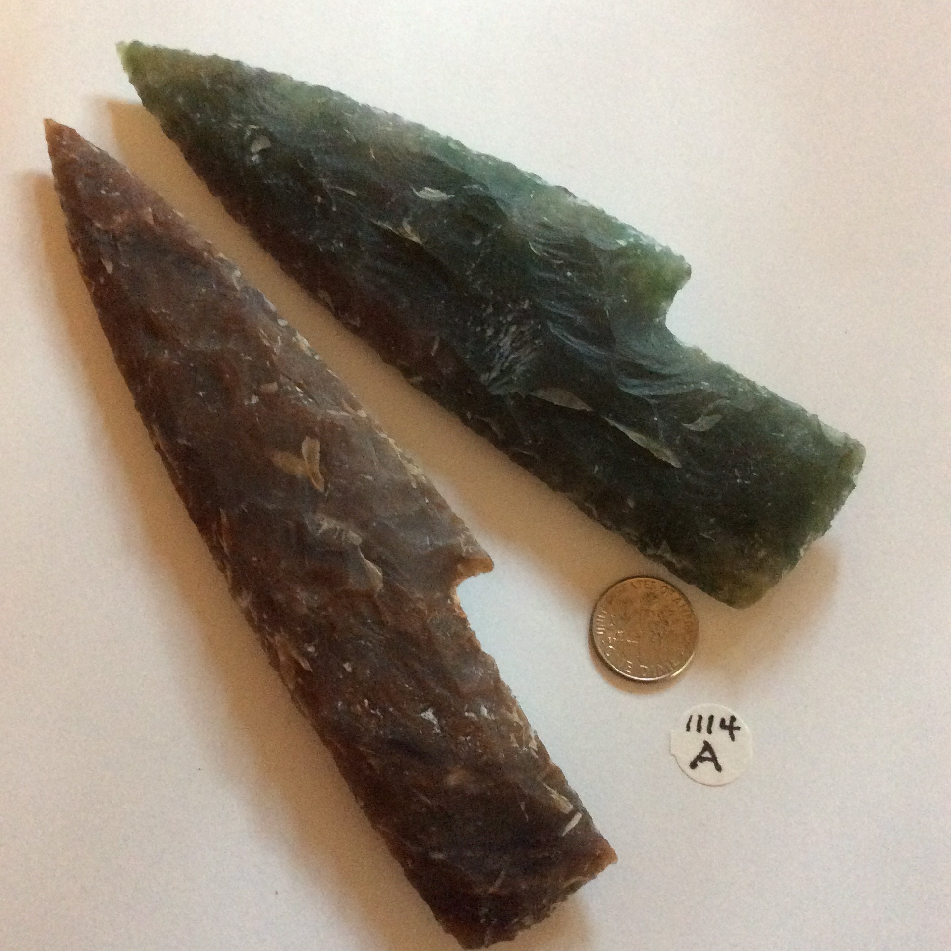 Knives, Gemstone knapped knife blade, Hand Knapped Gemstone Knife ...