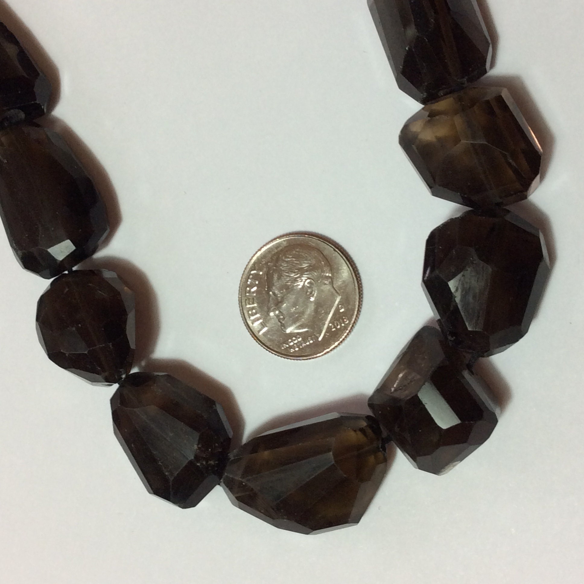 Beads, Smoky Quartz Faceted Nuggets, Smoky Quartz, Smoky Qtz Beads ...