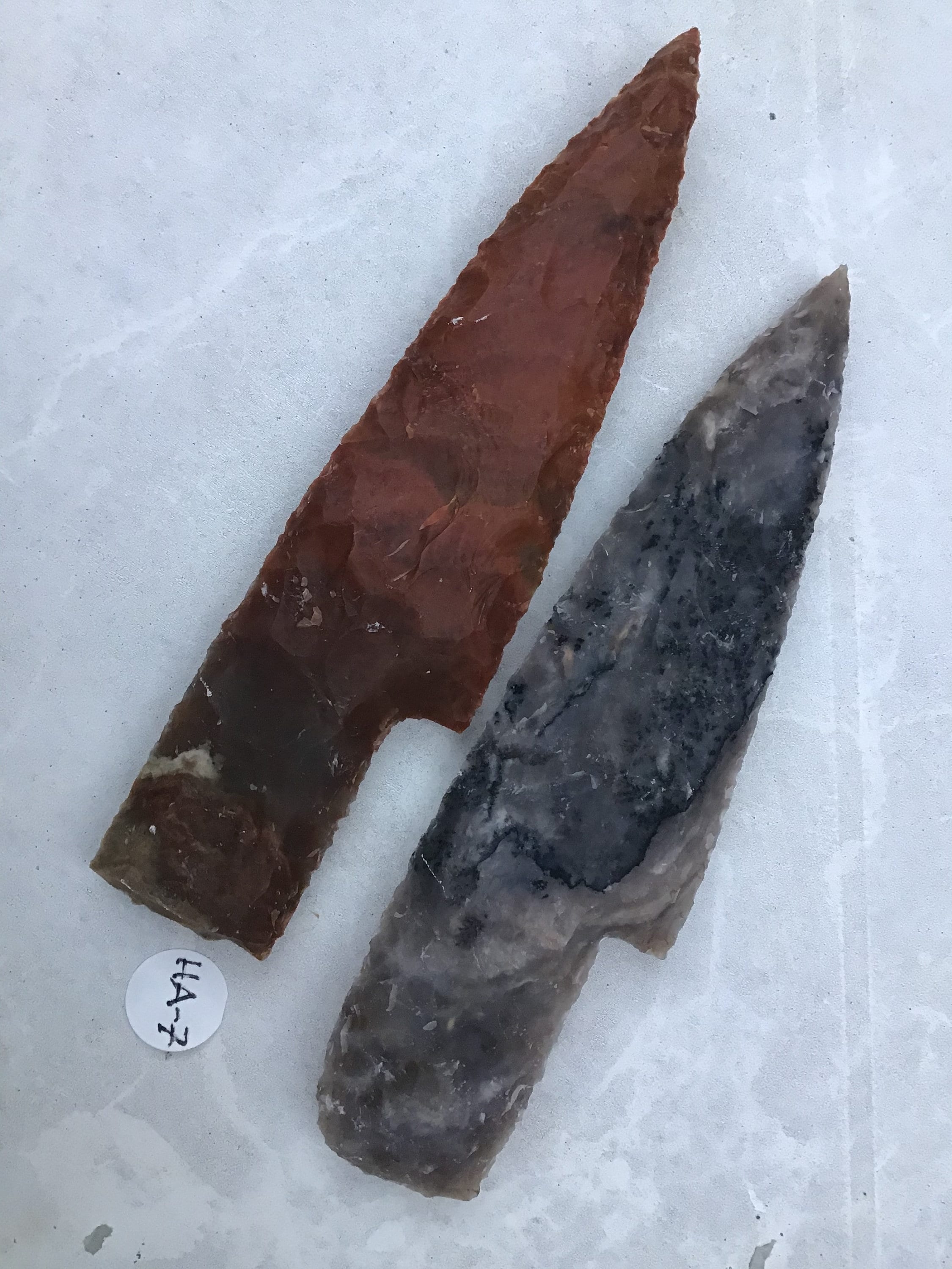 Knife blades, Knapped knife blades, Hand Knapped Gemstone Knife Blades ...
