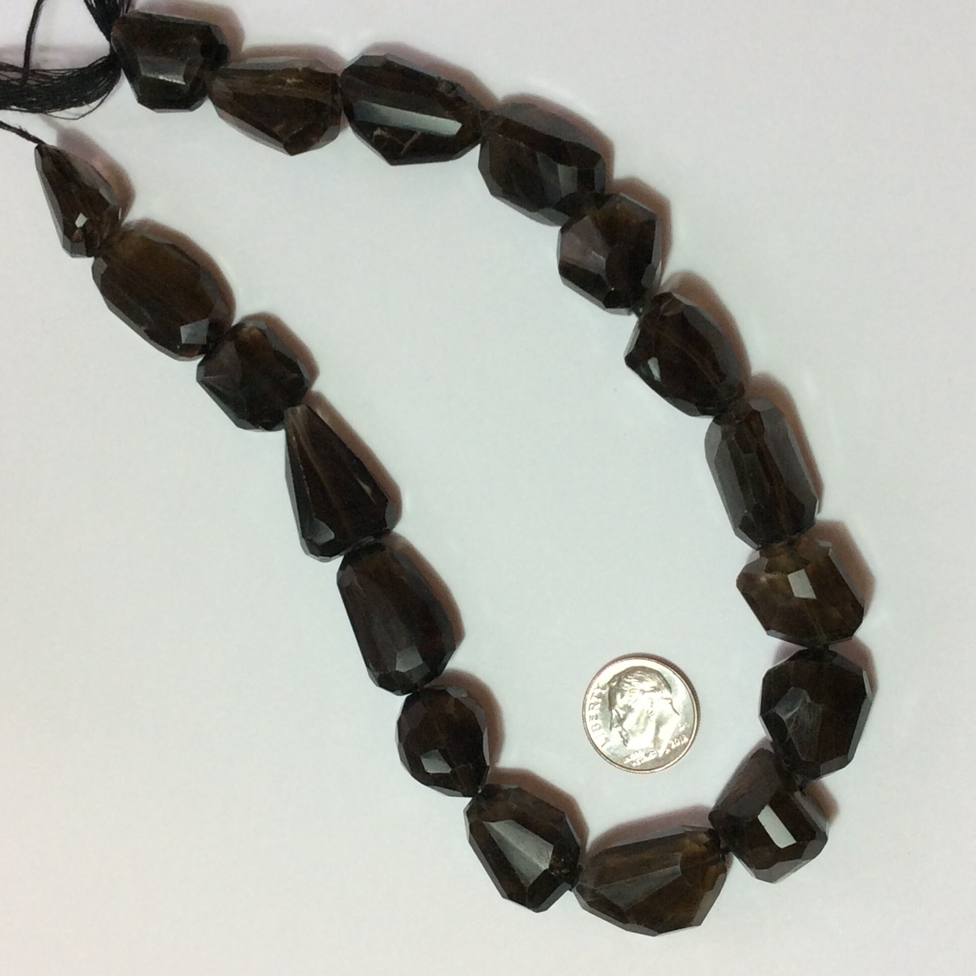 Beads, Smoky Quartz Faceted Nuggets, Smoky Quartz, Smoky Qtz Beads ...