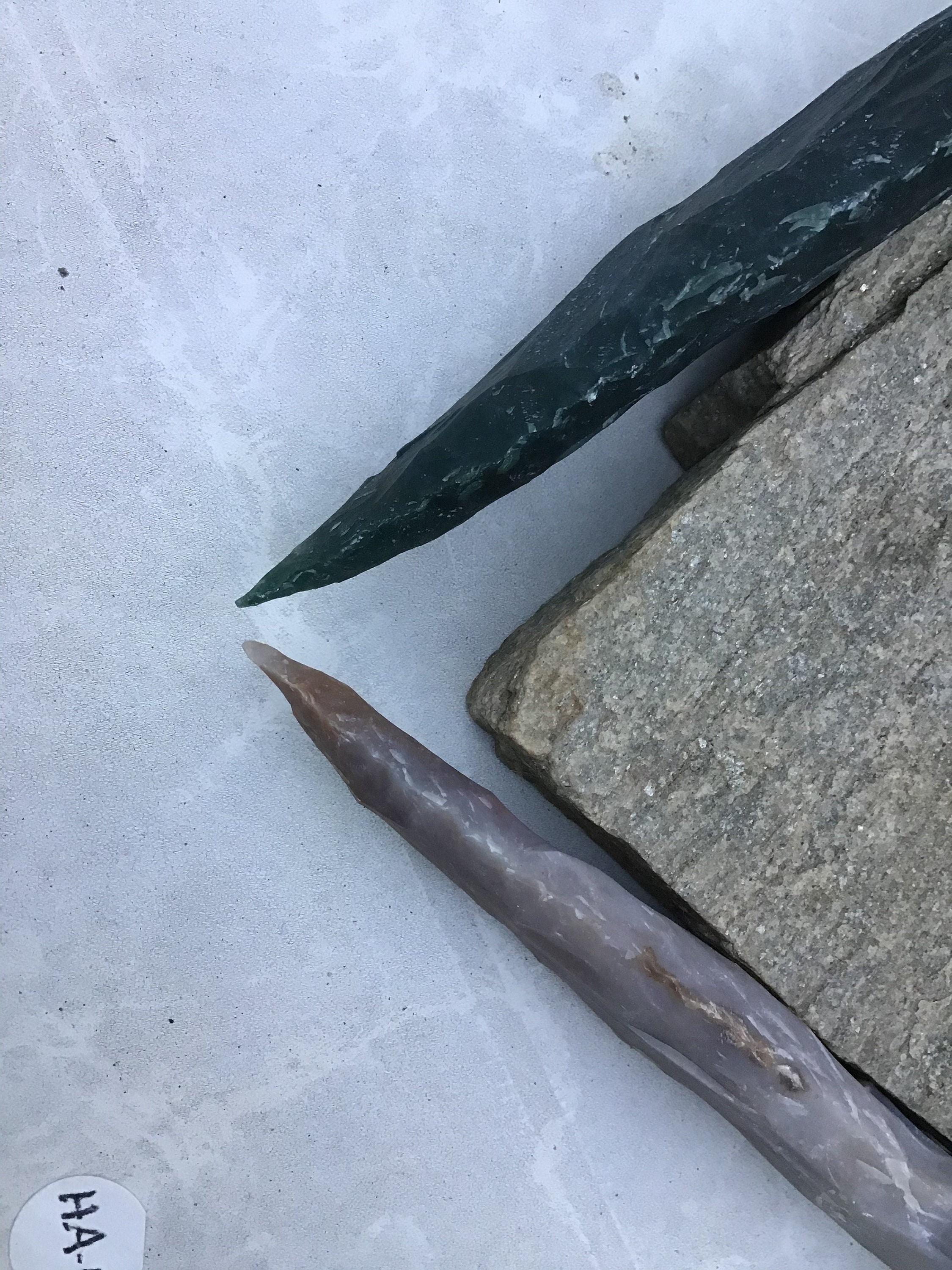 Knife blades, Knapped knife blades, Hand Knapped Gemstone Knife Blades ...