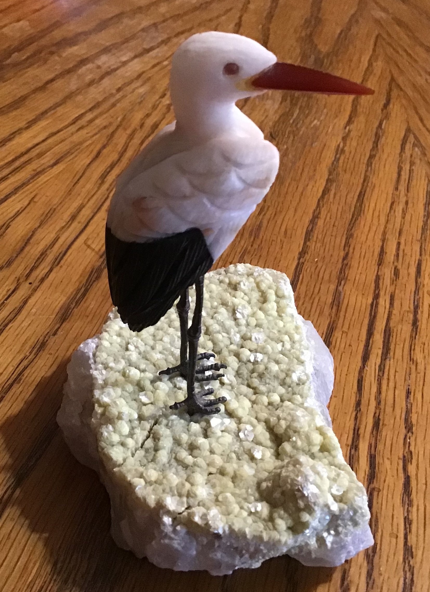 Carving, Gemstone Bird, Carved Gem Bird, Gemstone figure, Gemstone ...