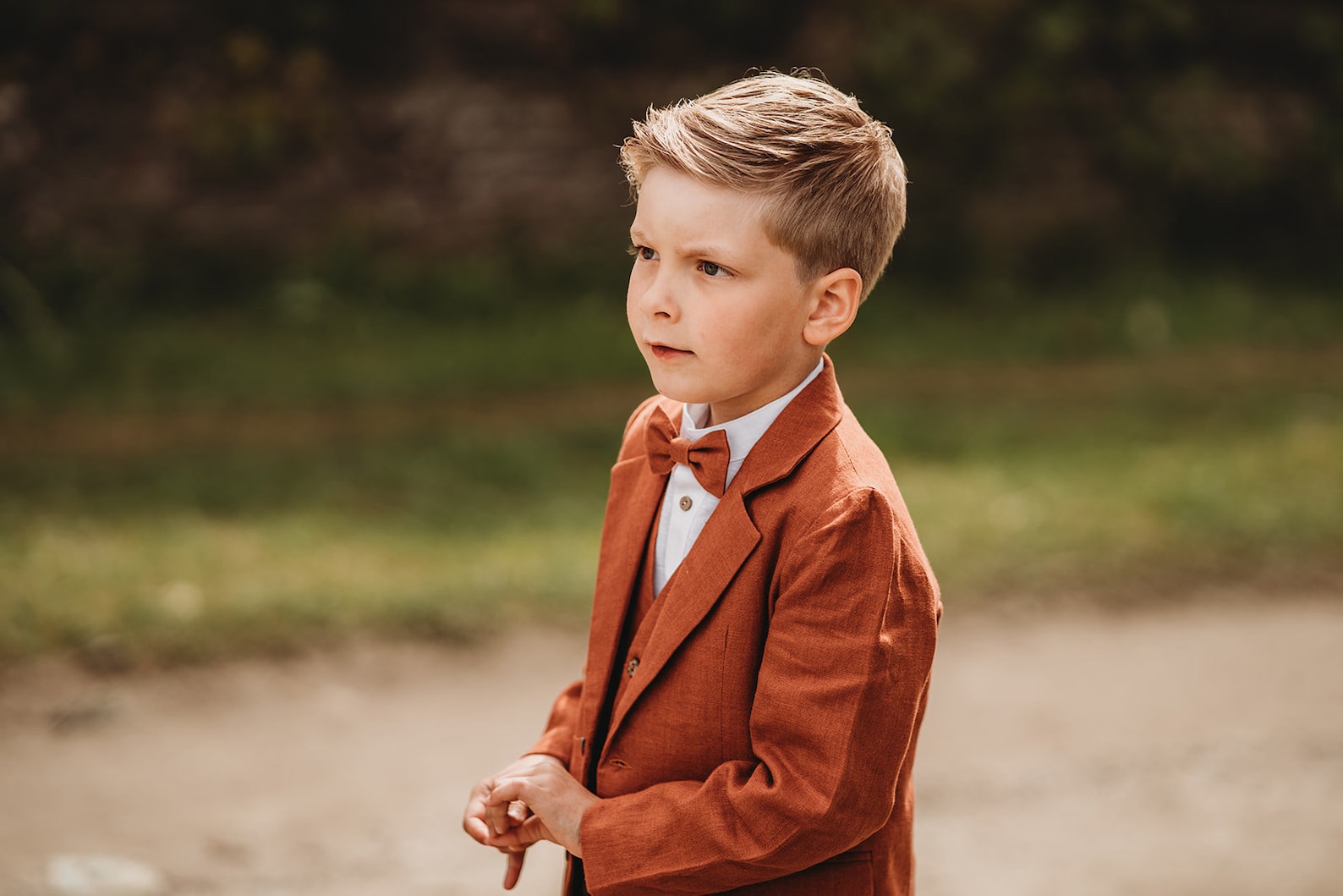 Boys Wedding Suit, Ring Bearer Outfit, Page Boy Suit, Communion Suit ...
