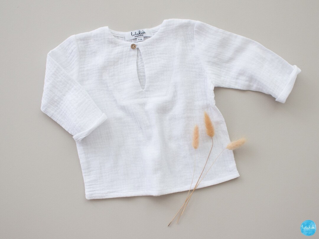 Muslin Shirt Made of Organic Cotton - Etsy