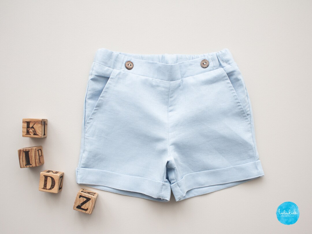 SALE Light Blue Boys Formal Shorts, Page Boy Outfit Wedding Outfit ...