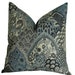 Navy Blue Pillow - Blue Navy Greige Pillow Cover - Light Dark Blue ...