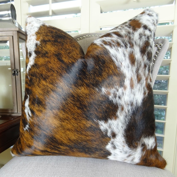 Cowhide Pillow - Etsy