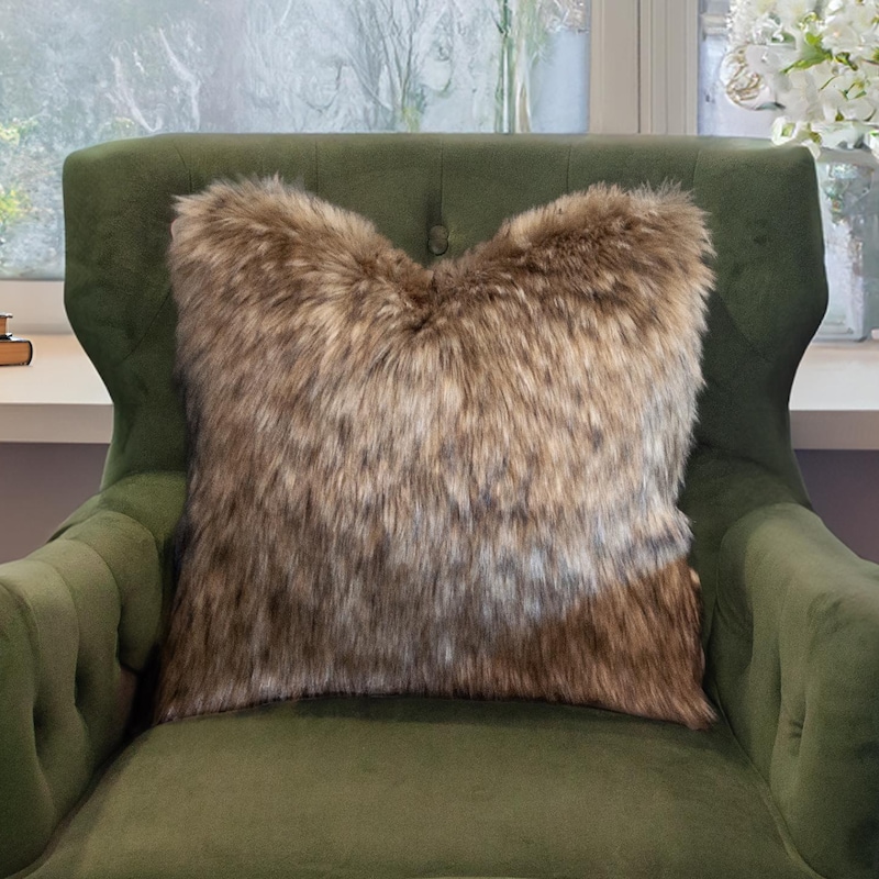 24 Faux Fur Pillow Cover - Etsy