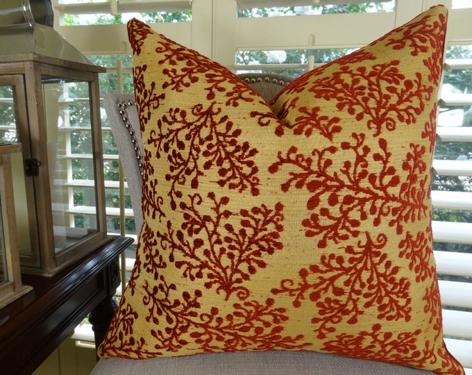 SALE 35.00 20 Designer Red Burgundy Throw Pillow Cover - Etsy