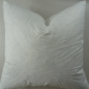 24x24 Feather Pillow Insert - Made in USA 95/5 Feather Down Blend ...