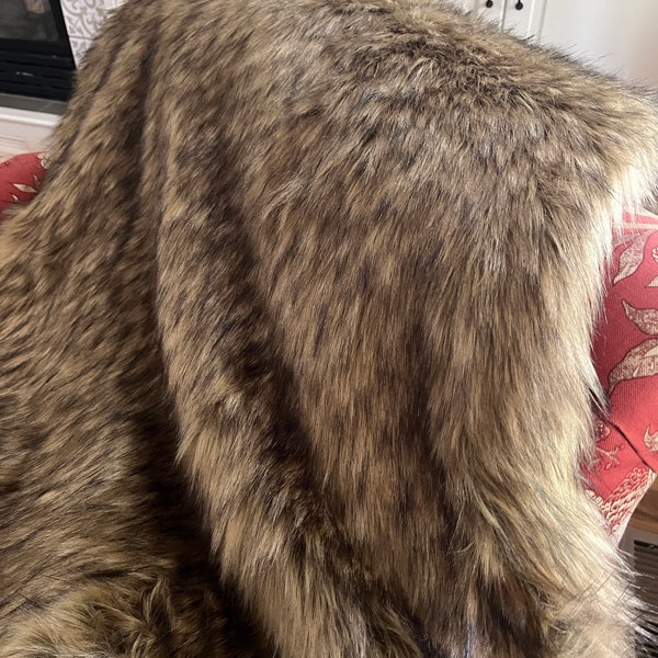 Brown Faux Fur - Etsy