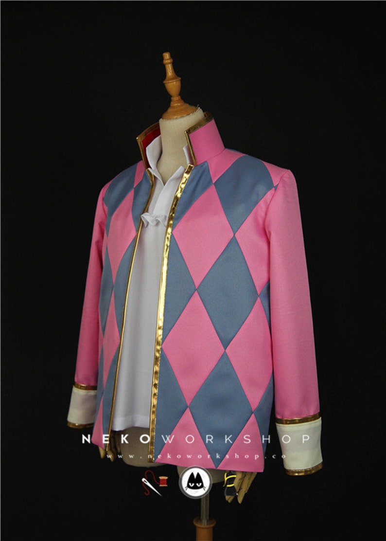 Diamond Pattern Jacket | White Shirt | Black Waist Pants - Etsy